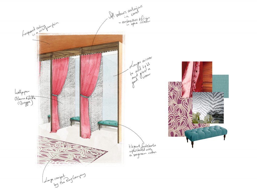 Fittingrooms should provide sense of luxury and intimacy